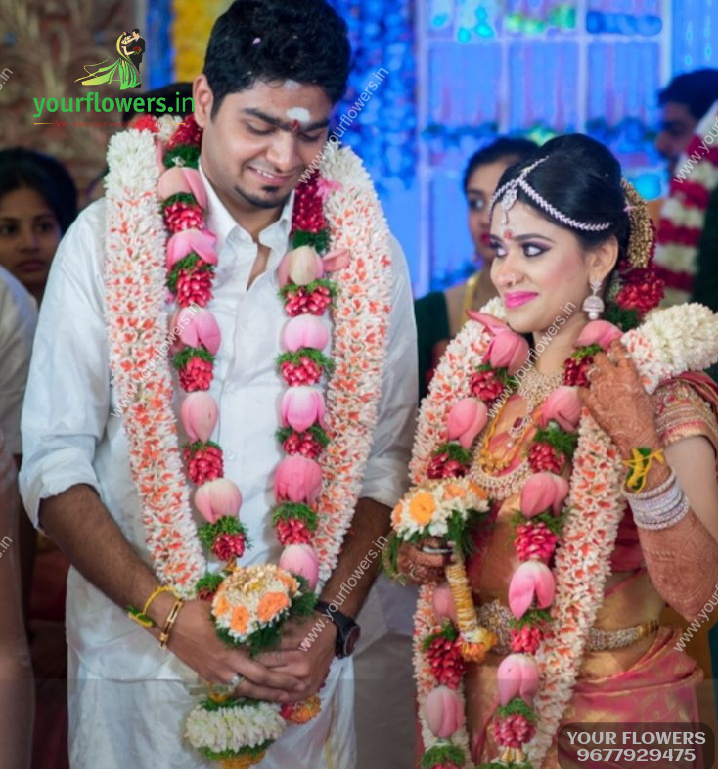 Wedding Garlands Price, Call 9677929475, Price Rs.4,500/Pair, Rose ...