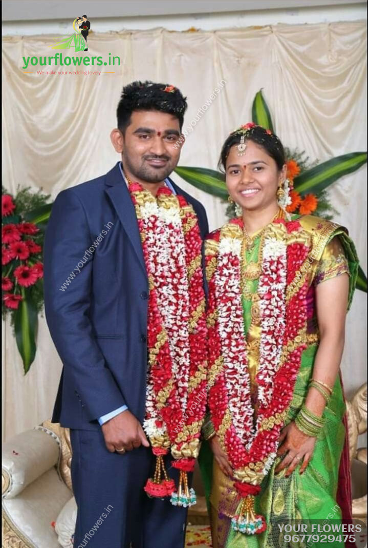 Wedding Garlands Price, Call 9677929475, Price Rs.4,500/Pair, Rose ...